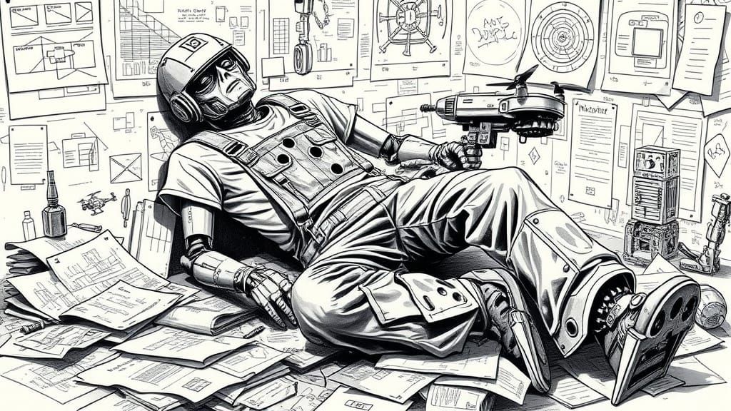 Prompt Tests with Human-Robot Halves Flux Schnell