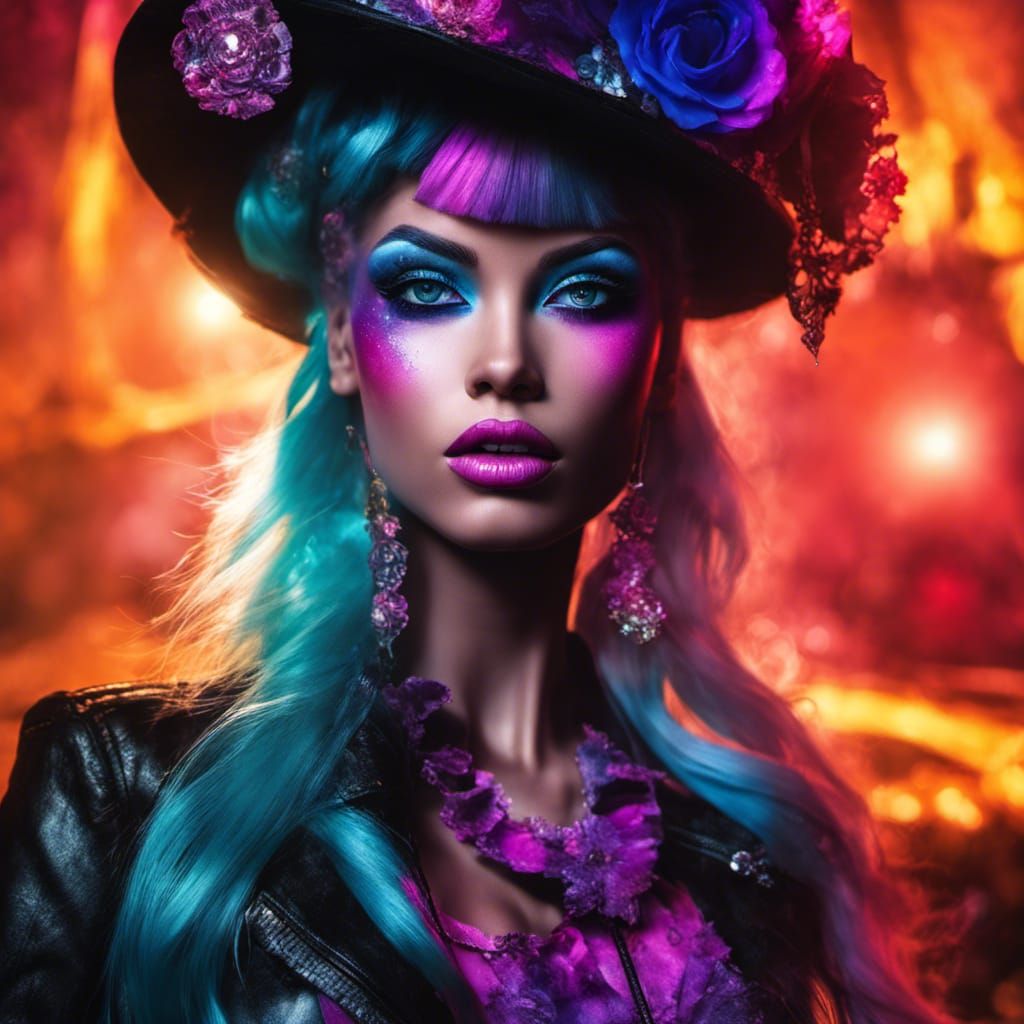 Punk Barbie - AI Generated Artwork - NightCafe Creator