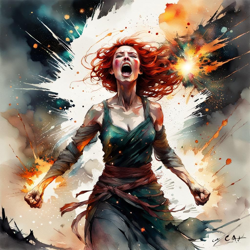 Anger. - AI Generated Artwork - NightCafe Creator