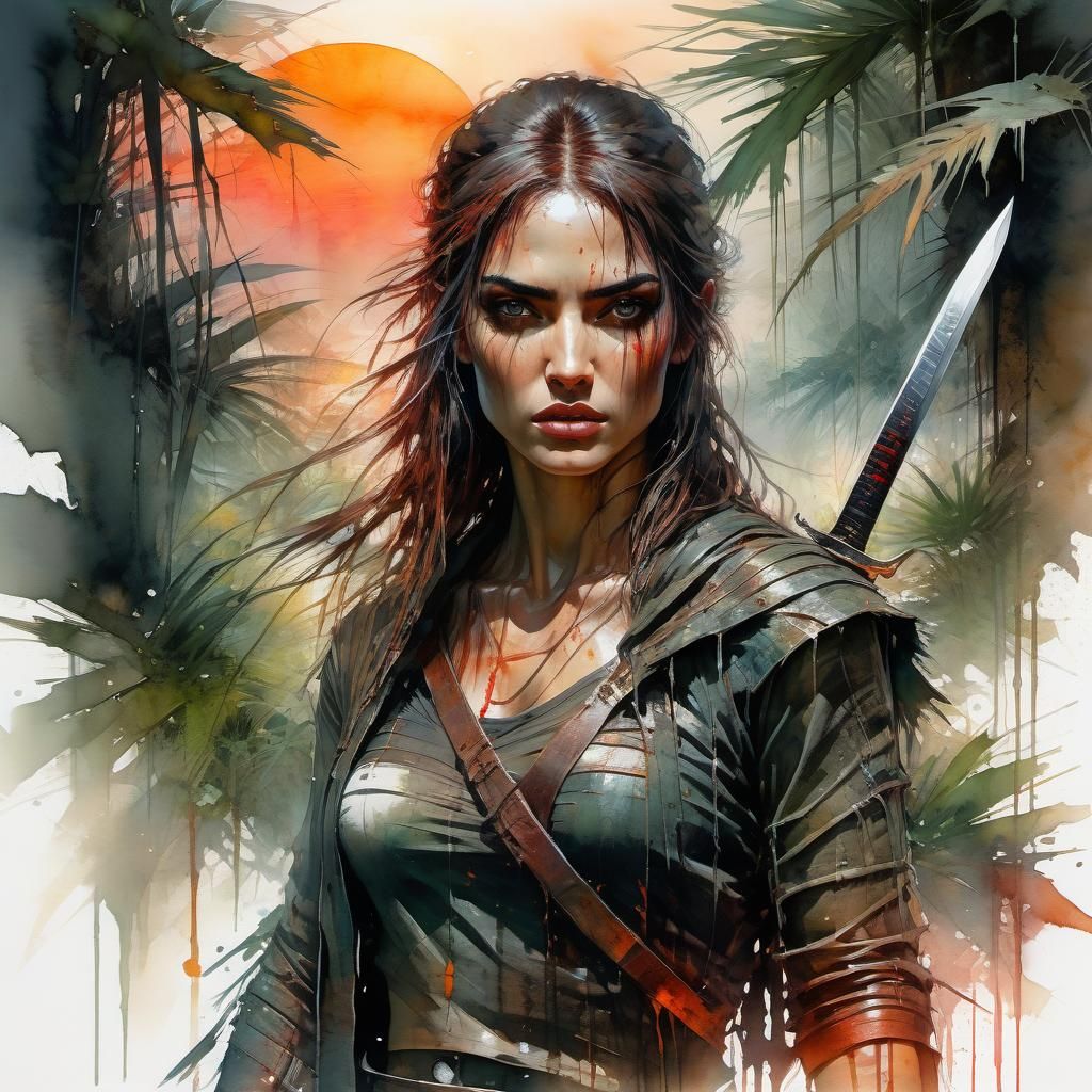 assassin in jungle - AI Generated Artwork - NightCafe Creator