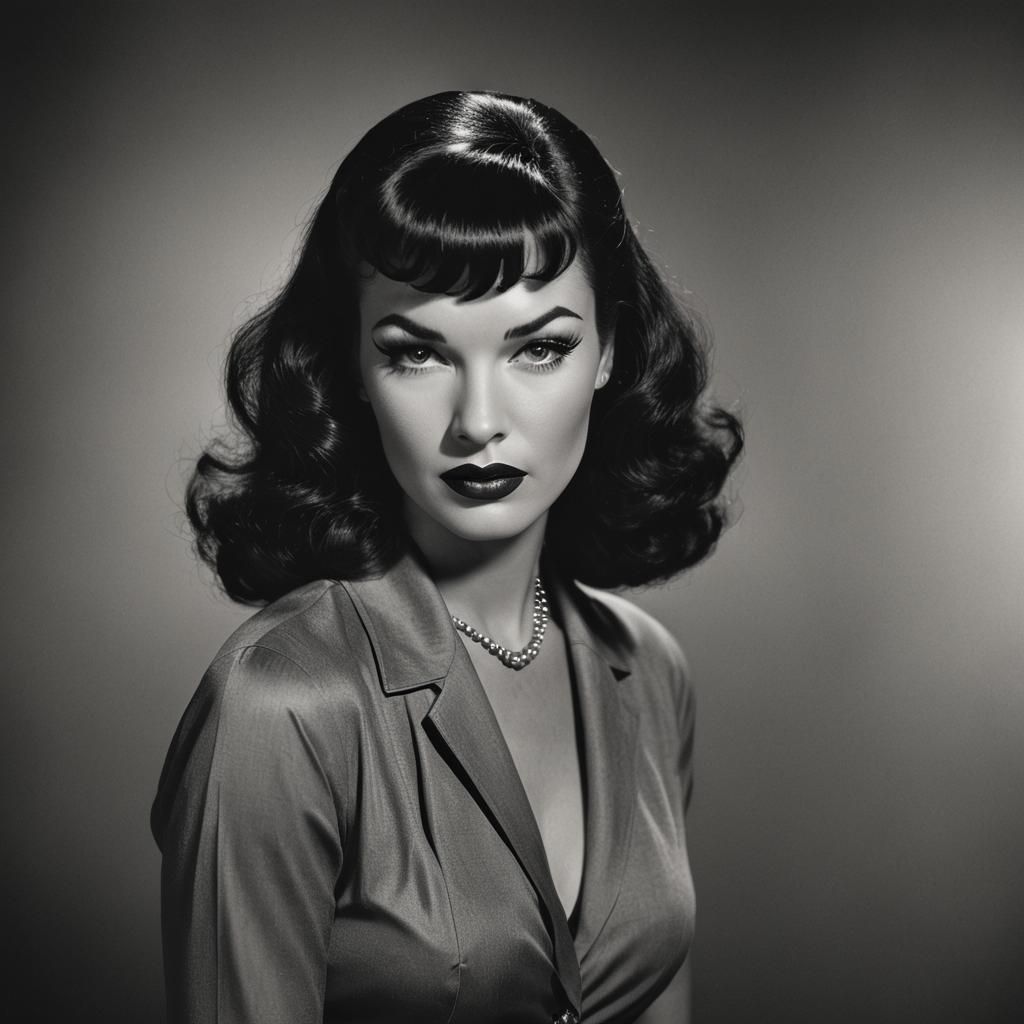Gorgeous Betty Bombshell. - AI Generated Artwork - NightCafe Creator