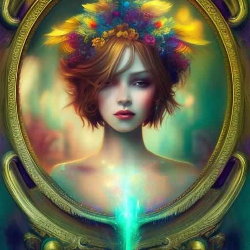 The Beautiful Woman in Strange Hat - AI Generated Artwork - NightCafe ...