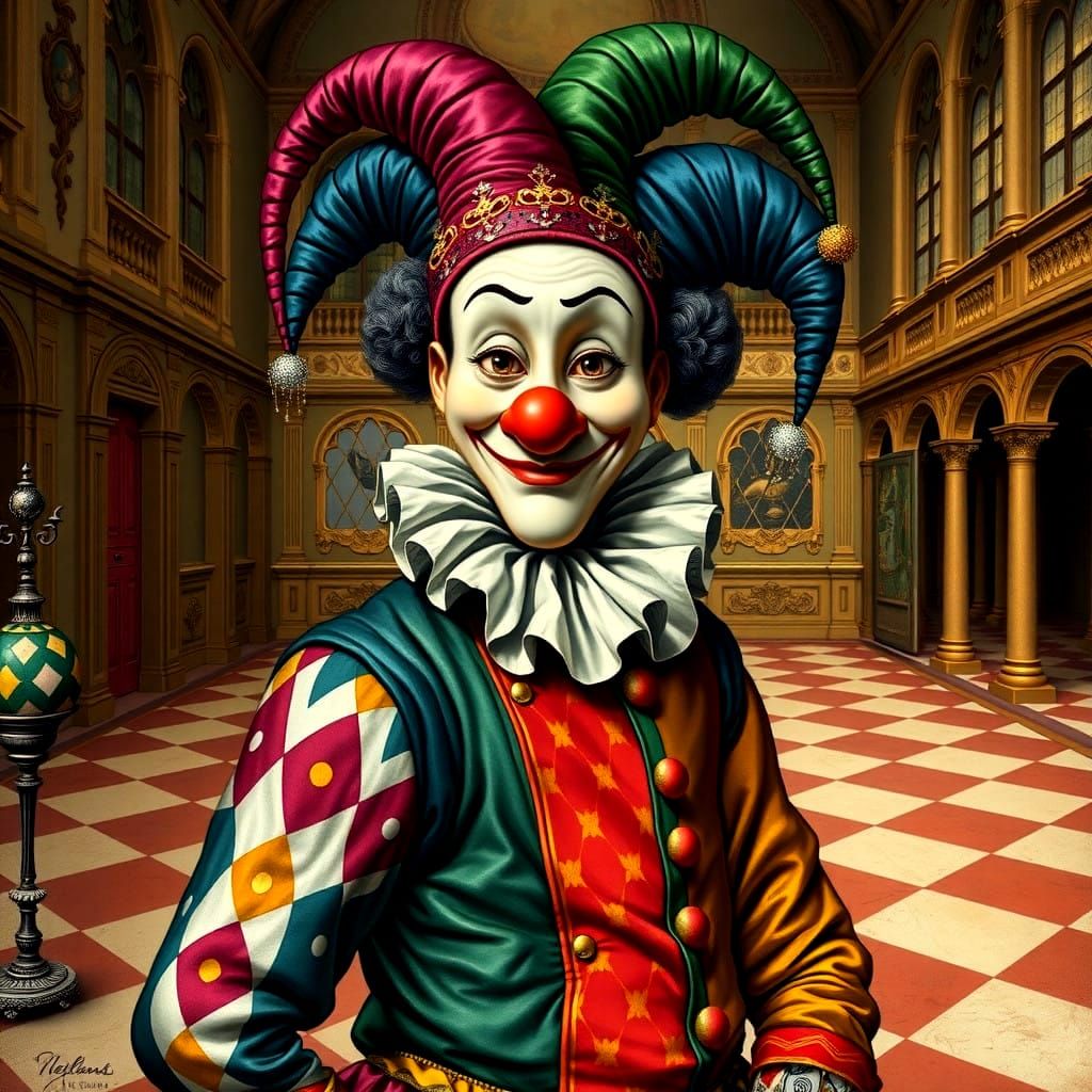 A court jester - A court jester