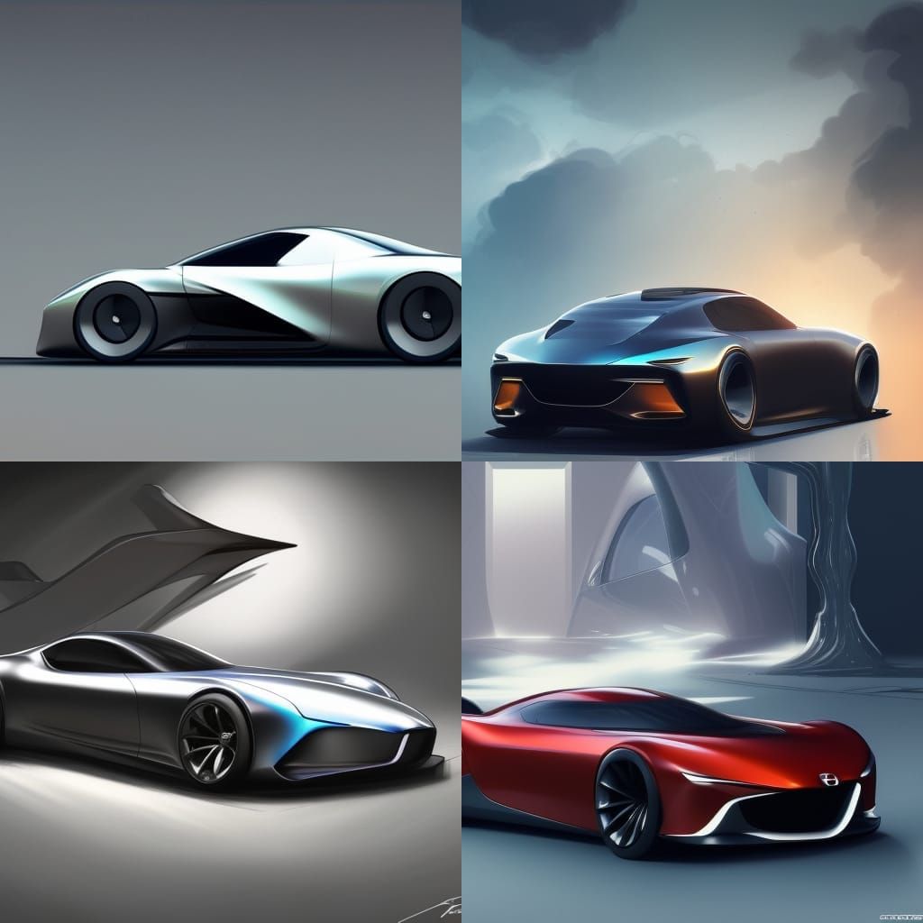 Mazda rx7 vision coupe vision 10 longtail futuristic concept car +1 ...