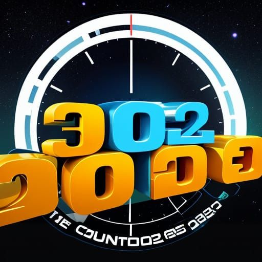 The Countdown to 2025 - Visionary Futuristic Cityscape Await...