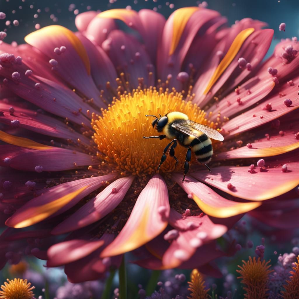 Sweety Bee - AI Generated Artwork - NightCafe Creator