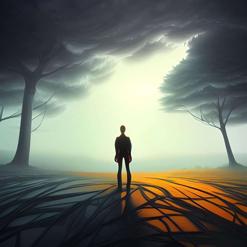 Inner Darkness - AI Generated Artwork - NightCafe Creator