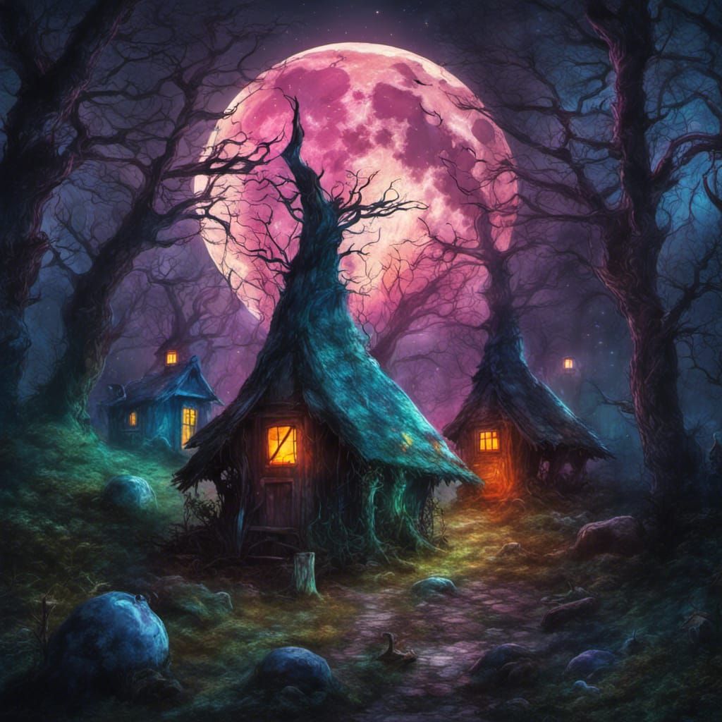 Huts - AI Generated Artwork - NightCafe Creator