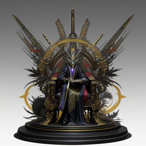 MANTIS SWORD - Biomechanical Mantis Sword in Ancient Futuris...