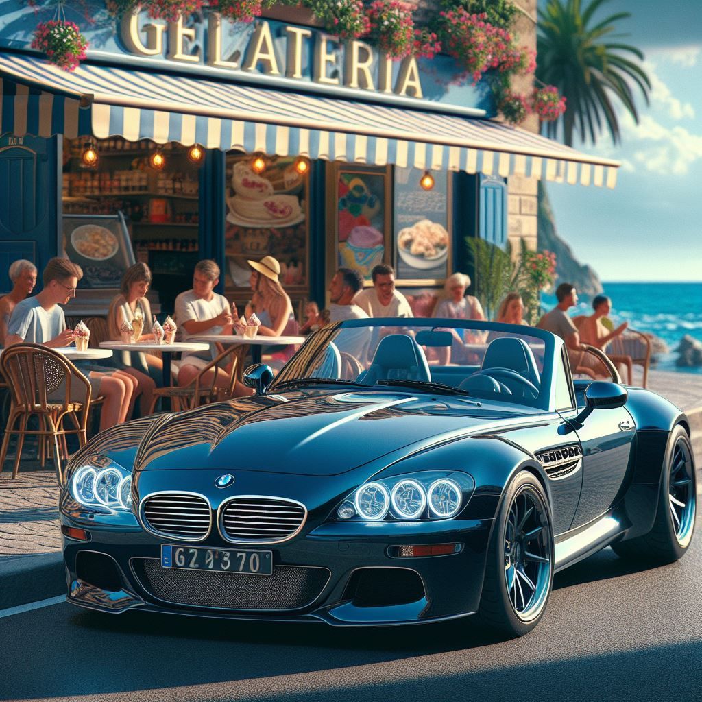 BMW Roadster Experiment - AI Generated Artwork - NightCafe Creator