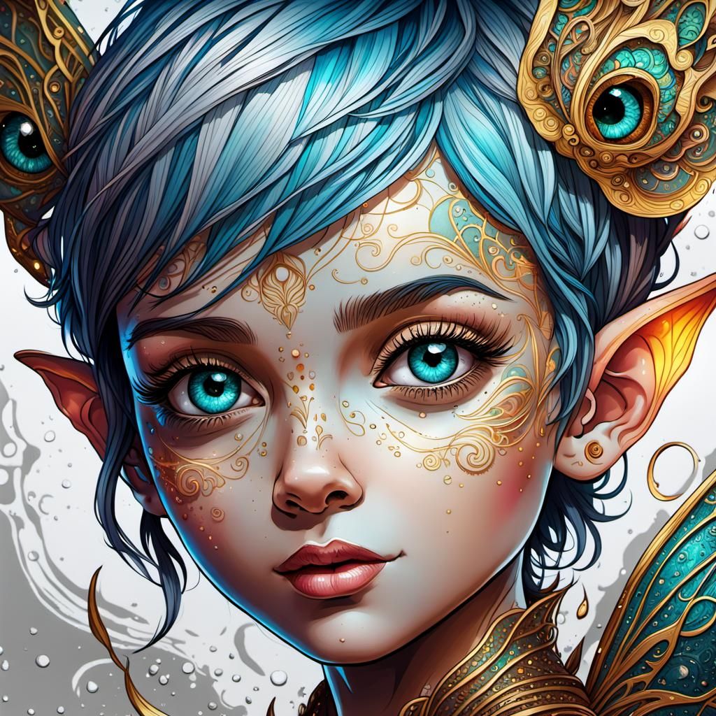 Pixie Eyes - AI Generated Artwork - NightCafe Creator