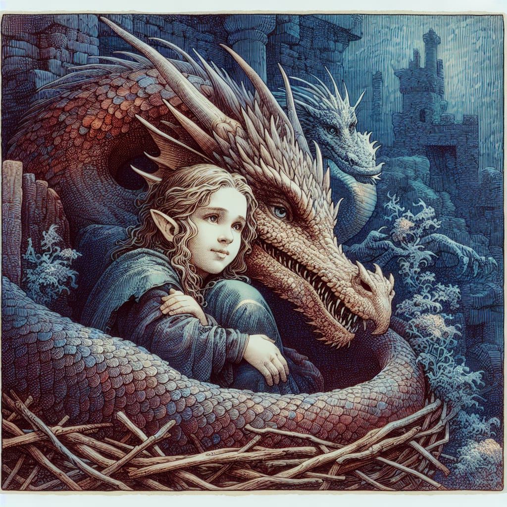 Eryndor and Fireheart - AI Generated Artwork - NightCafe Creator