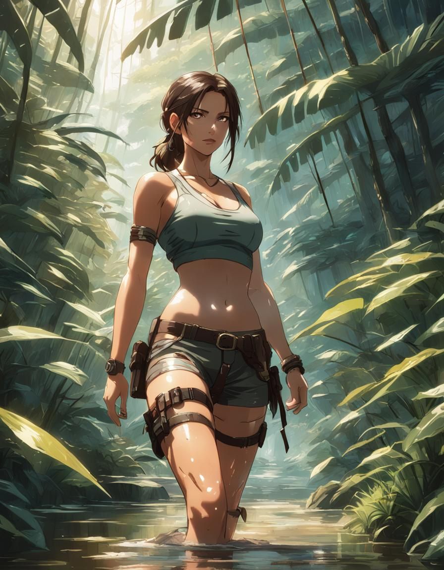 Lara Croft - AI Generated Artwork - NightCafe Creator