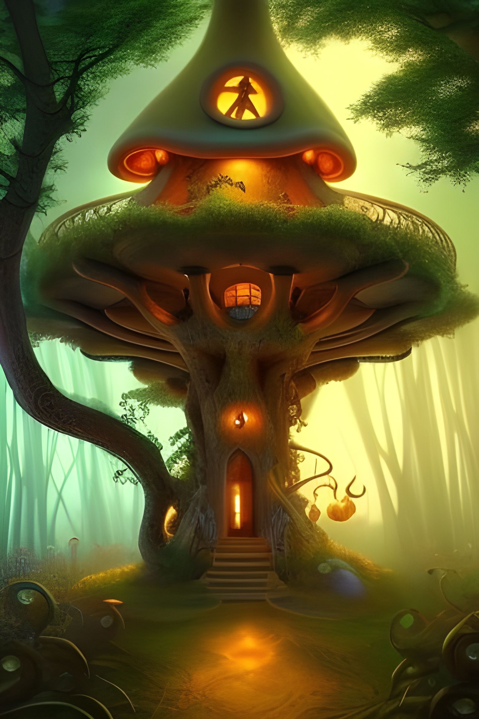 Magical forest - AI Generated Artwork - NightCafe Creator