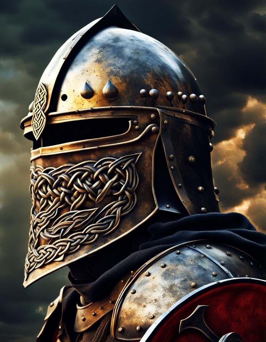 Celtic knight Cormac Blackburn ready for battle - AI Generated Artwork ...