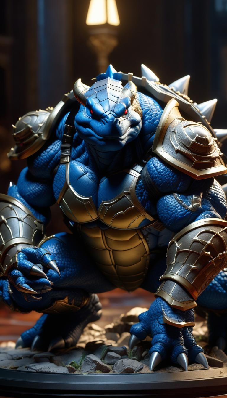 Blastoise as Spawn - AI Generated Artwork - NightCafe Creator