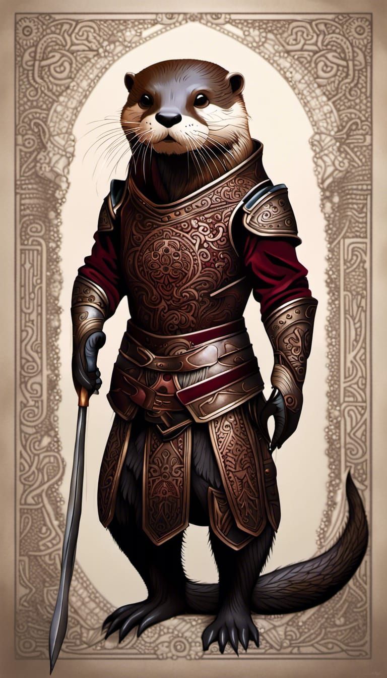 The Otter Knight | Classic Painting - AI Generated Artwork - NightCafe ...