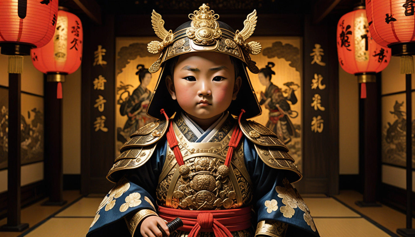 Baby samurai warrior - Baby samurai warrior