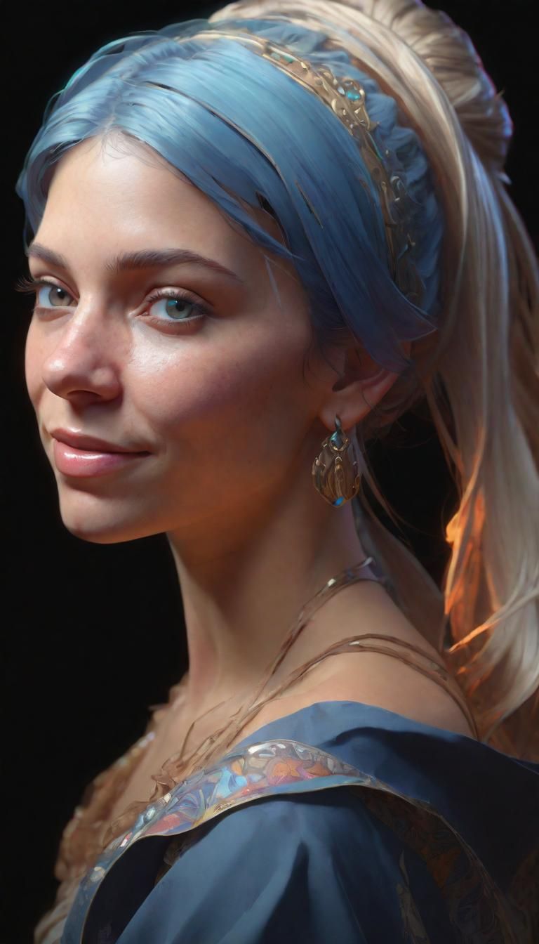 smile, head and shoulders portrait, 8k resolution concept art portrait by Greg Rutkowski ...