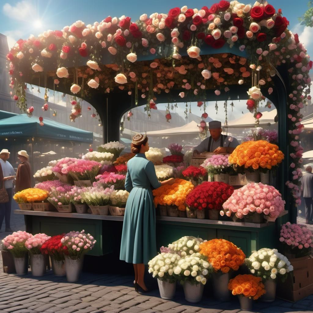 Flowers - AI Generated Artwork - NightCafe Creator