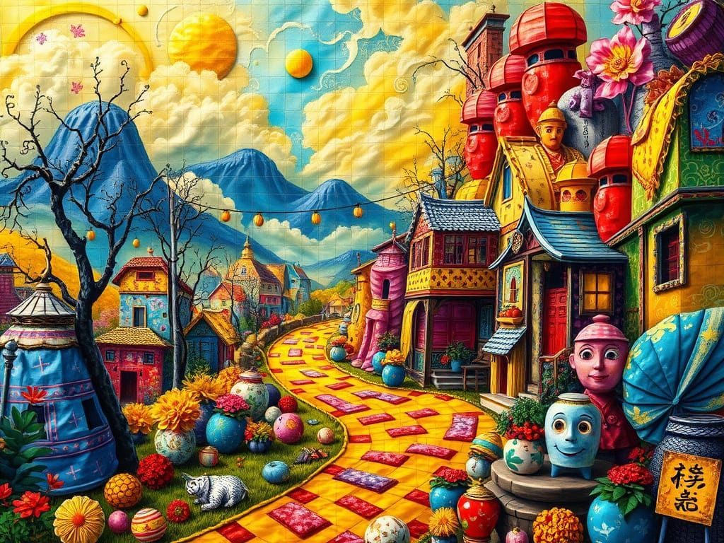 Patchwork street... - Patchwork street...