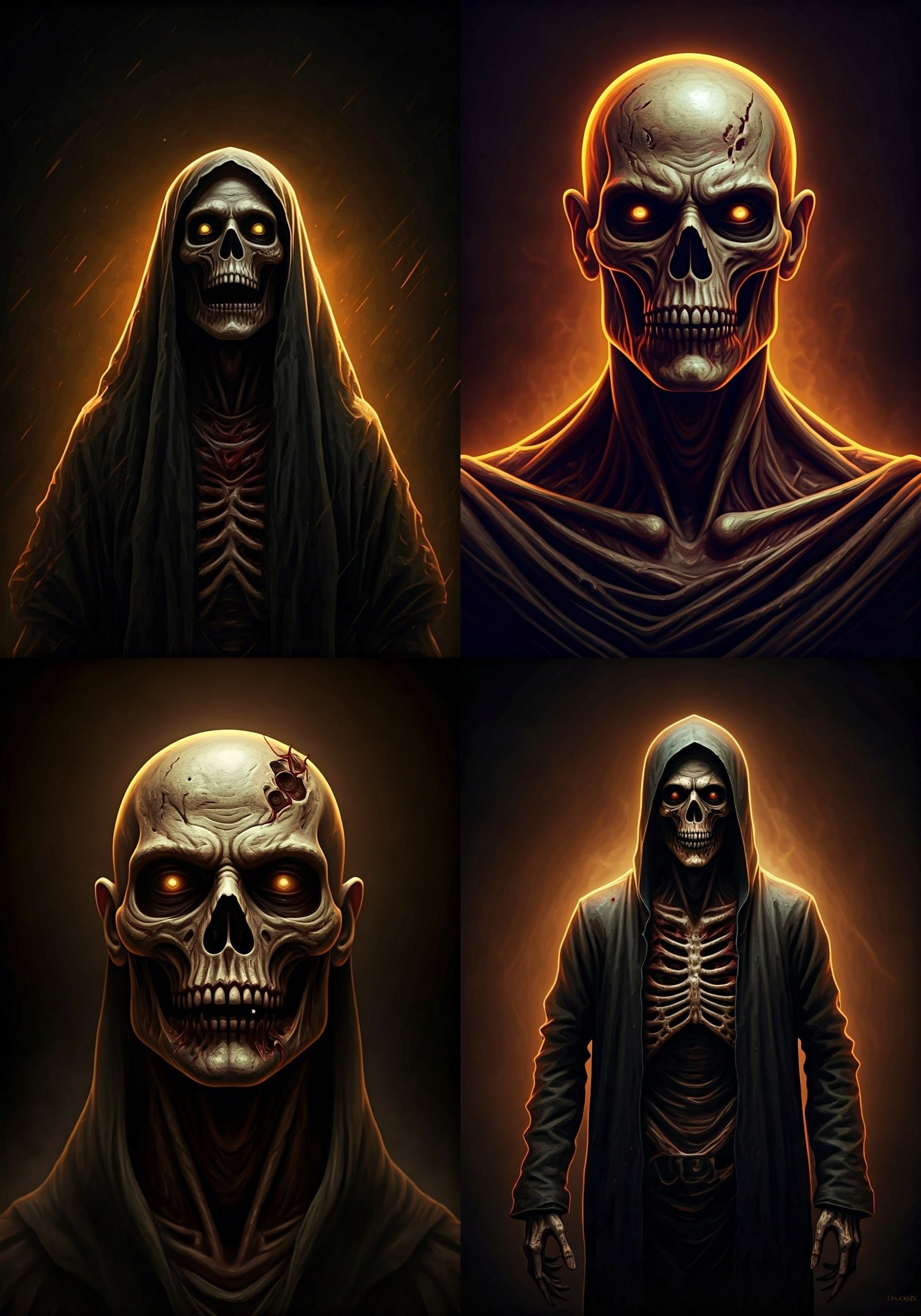 Ethereal Horror Art in a Dark, Unsettling Aestheti... - AI Art