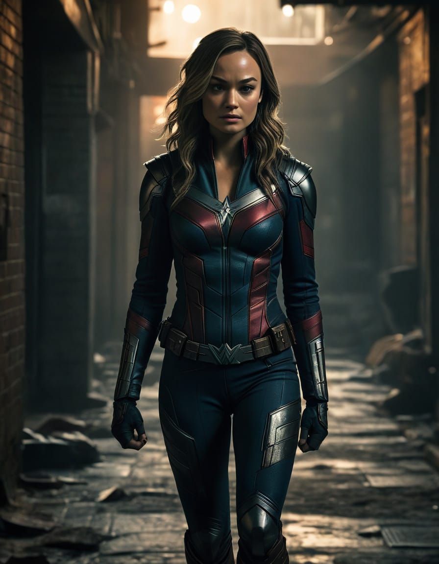 Rogue from X-Men in Cinematic Film Still with Mood... - AI Art