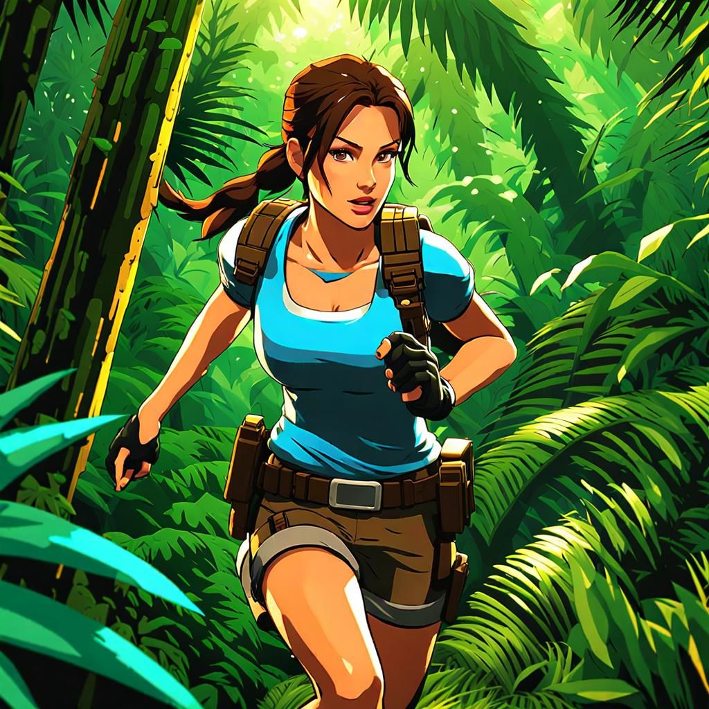 Tomb Raider Lara Croft - AI Generated Artwork - NightCafe Creator