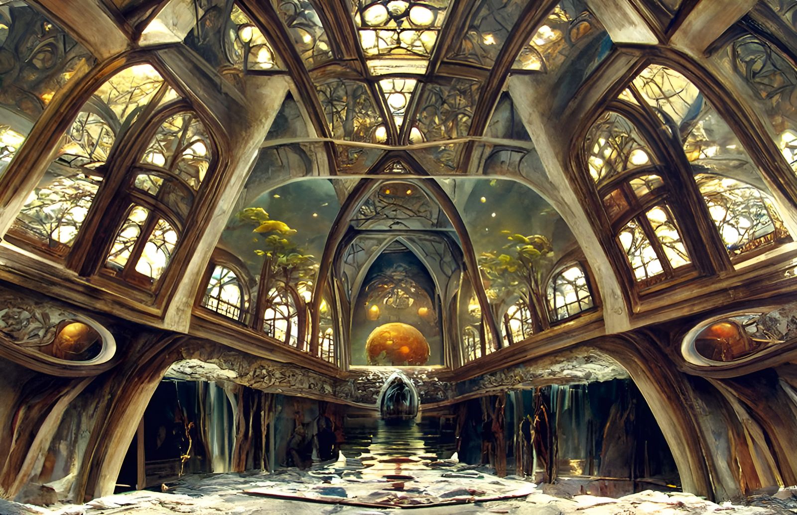 Meeting Place - AI Generated Artwork - NightCafe Creator