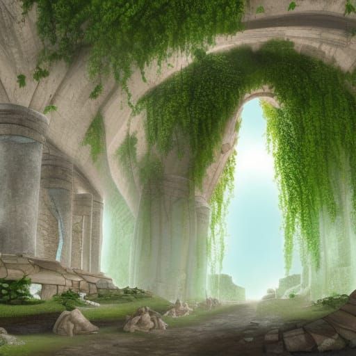 In the distant future ancient ruins of the ancient Atlantean ...