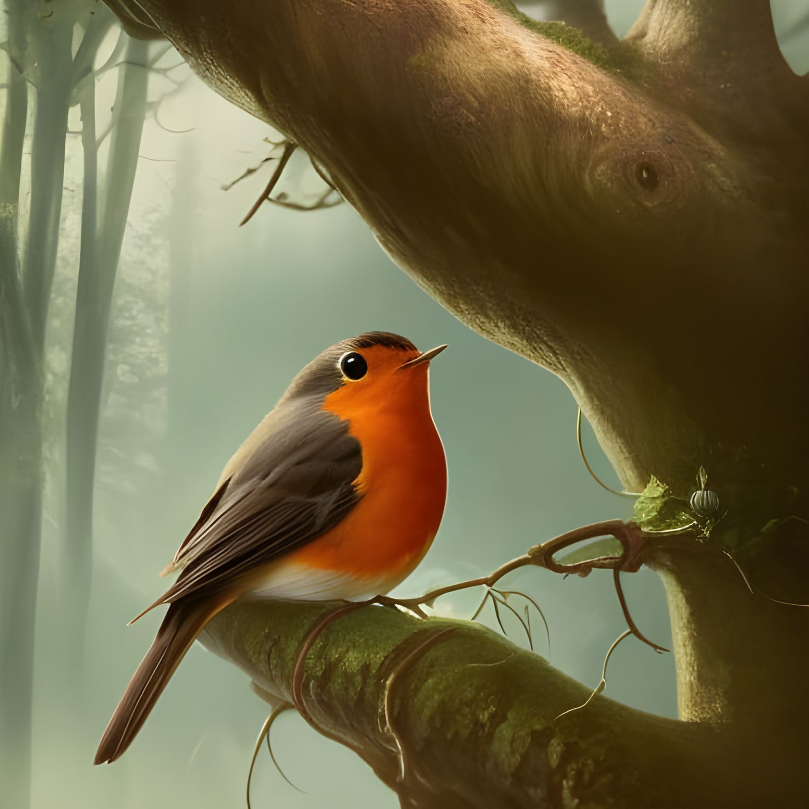 Robin - AI Generated Artwork - NightCafe Creator