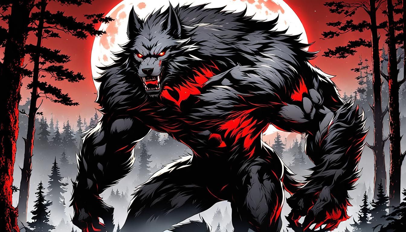 Werewolf - AI Generated Artwork - NightCafe Creator