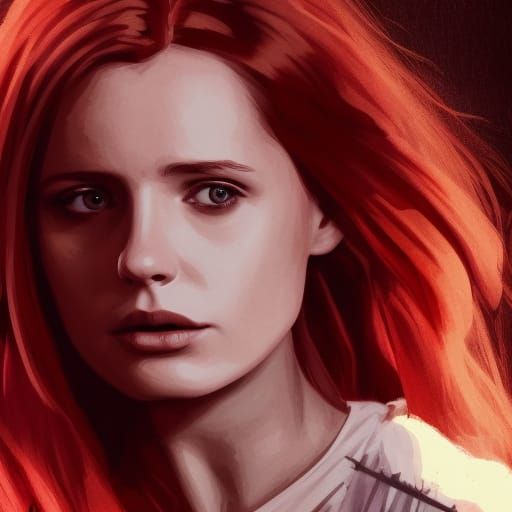 Red haired Buffy - AI Generated Artwork - NightCafe Creator