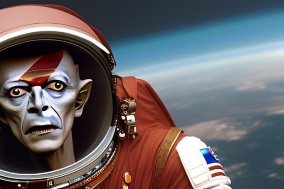 David Bowie - AI Generated Artwork - NightCafe Creator
