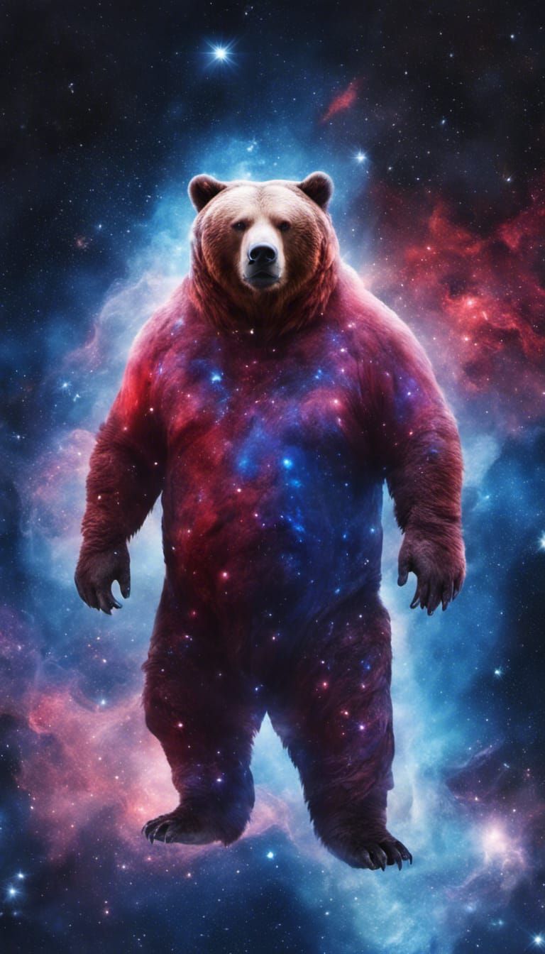 Photoghraph Portrait fierce Astral Obese_Bear: Sinister Gothic Space ...