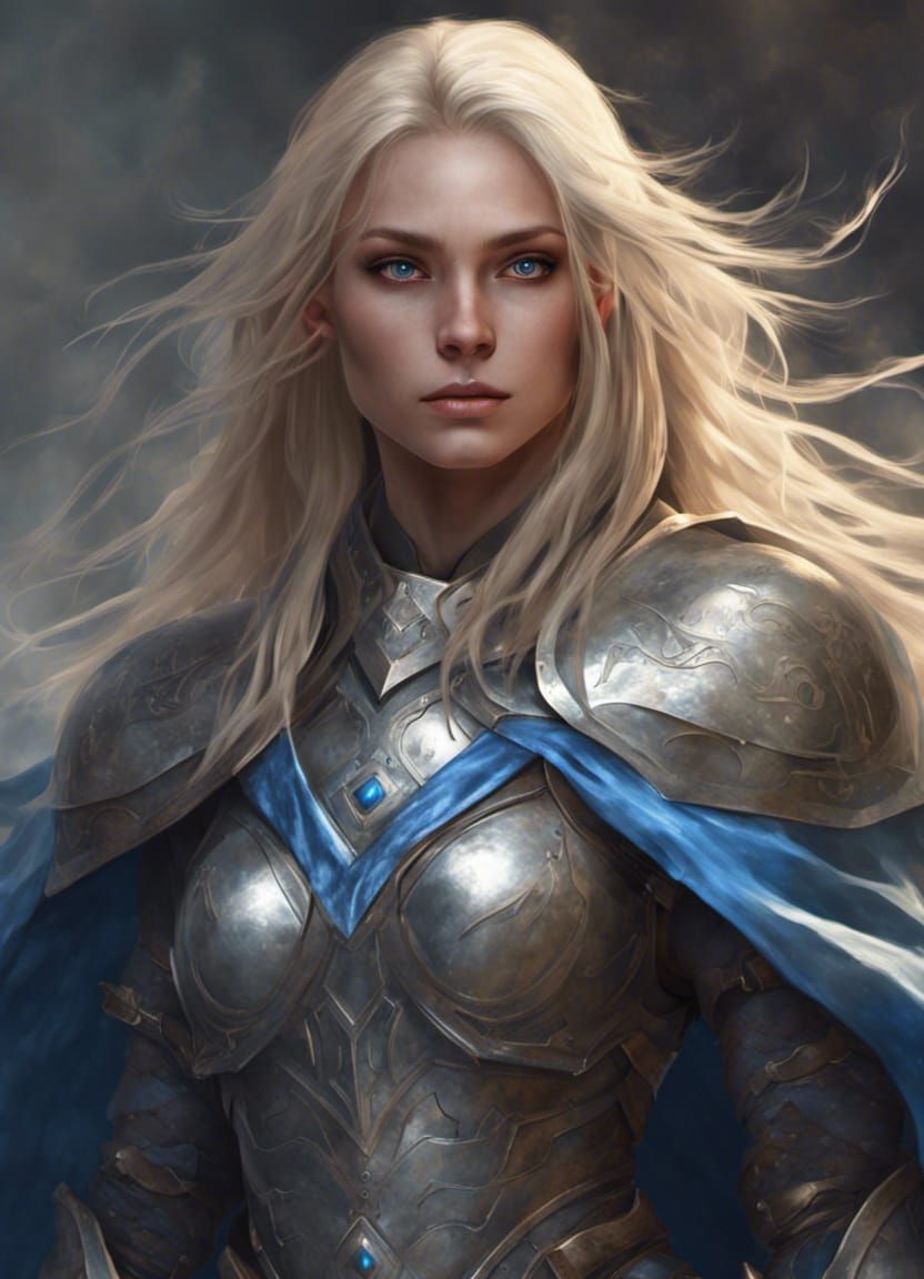 DnD Fantasy Elf Cleric - AI Generated Artwork - NightCafe Creator