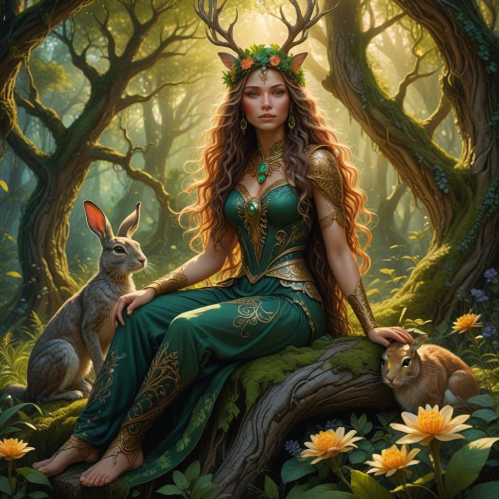 Arduinna, the Celtic Goddess of Nature
