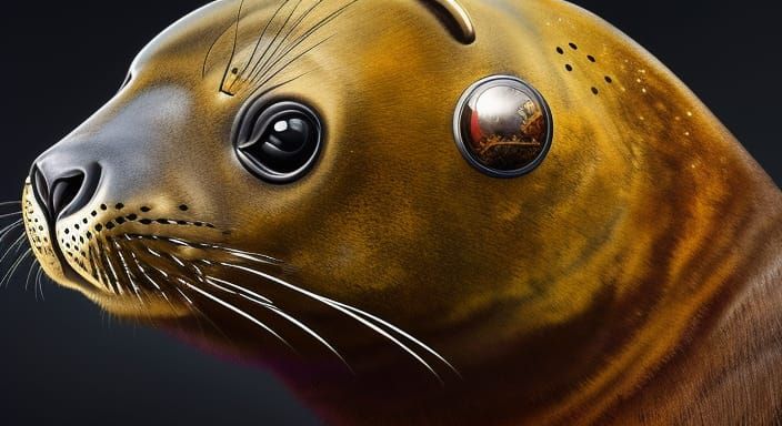anthropomorphic seal pup - AI Generated Artwork - NightCafe Creator
