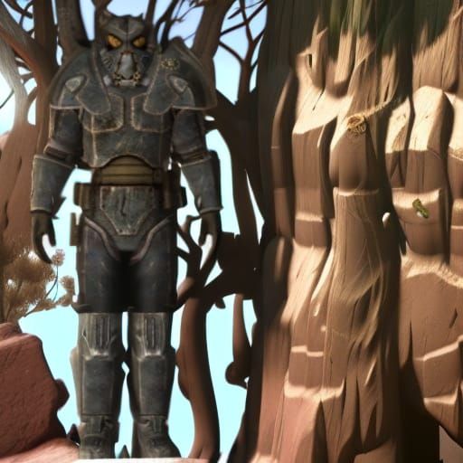 Enclave on patrol 3D Game Cinematic Feel, Epic 3D Videogame Graphics ...