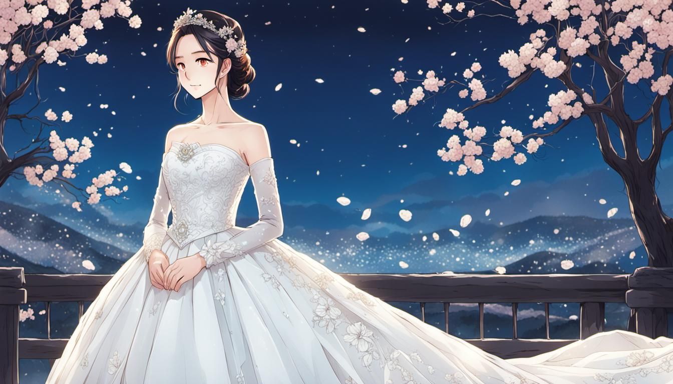 A beautiful bride - AI Generated Artwork - NightCafe Creator