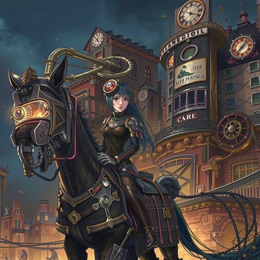 A variation of a theme: "My horse automaton is the best one."