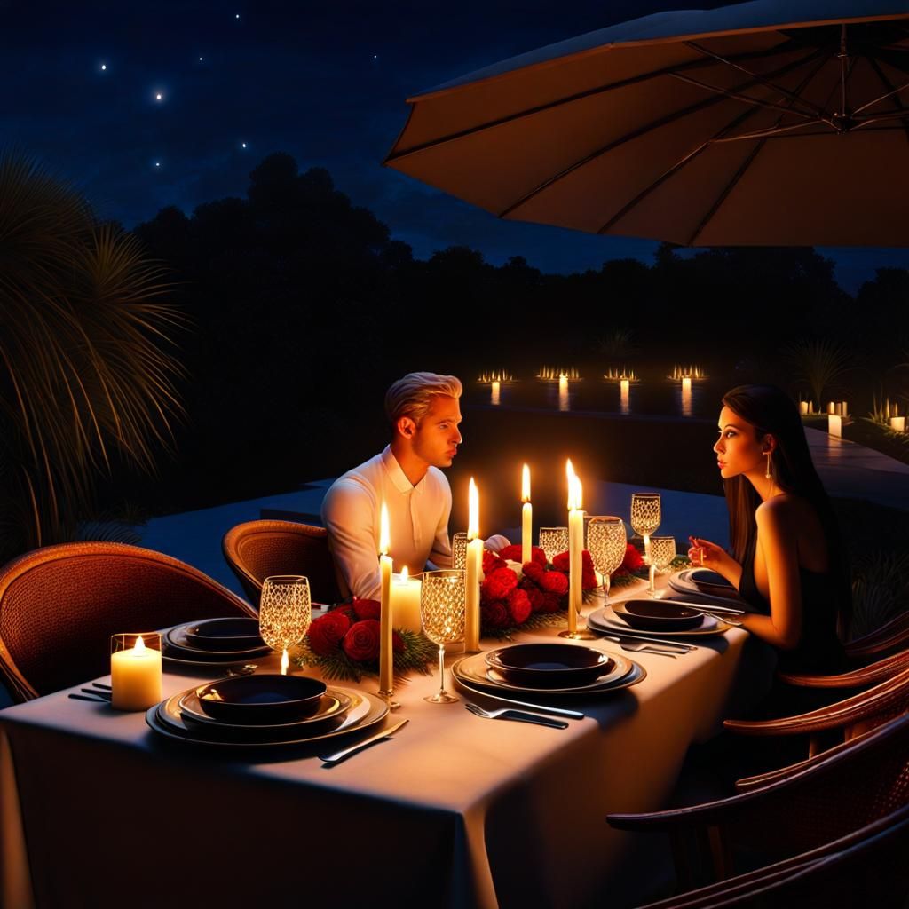 (Romantic Candlelit Dinner With My Sweetie:1.5) Insanely_Ultra ...