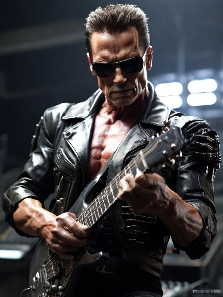 Terminator Rock. - AI Generated Artwork - NightCafe Creator