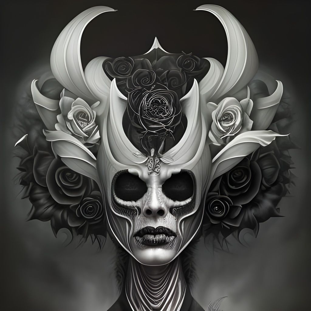 nightmare of roses - AI Generated Artwork - NightCafe Creator