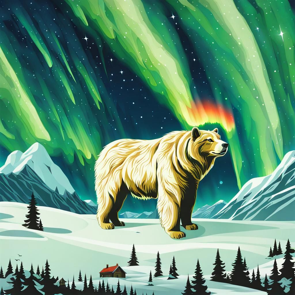 Aurora borealis - AI Generated Artwork - NightCafe Creator