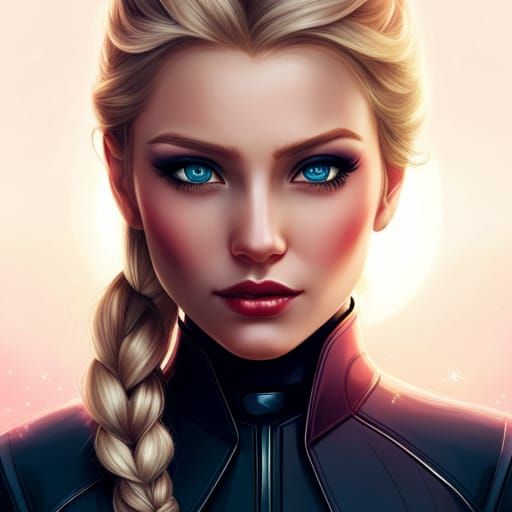 Jedi master Elsa #2 - AI Generated Artwork - NightCafe Creator
