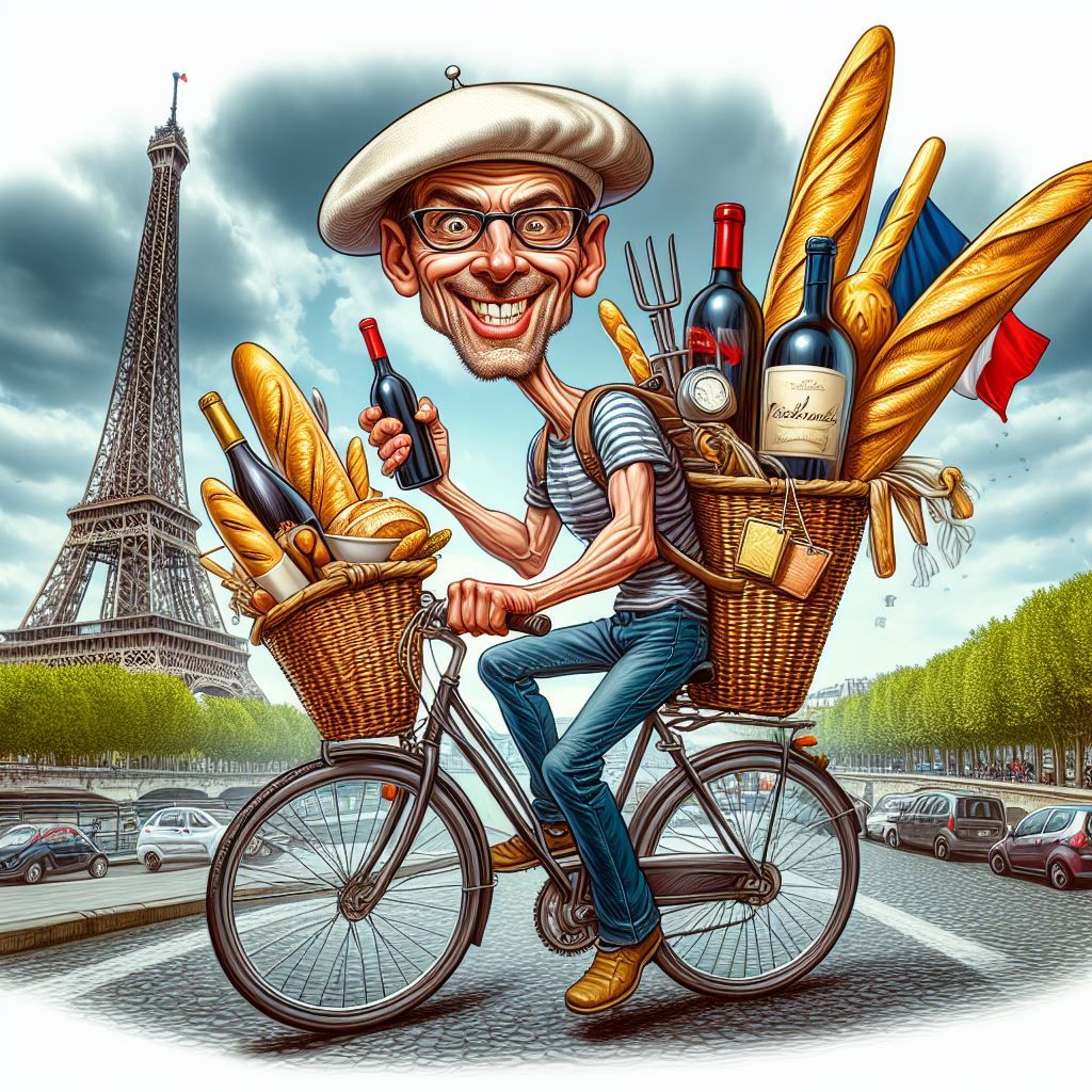 Country Caricature - The French Man - AI Generated Artwork - NightCafe ...