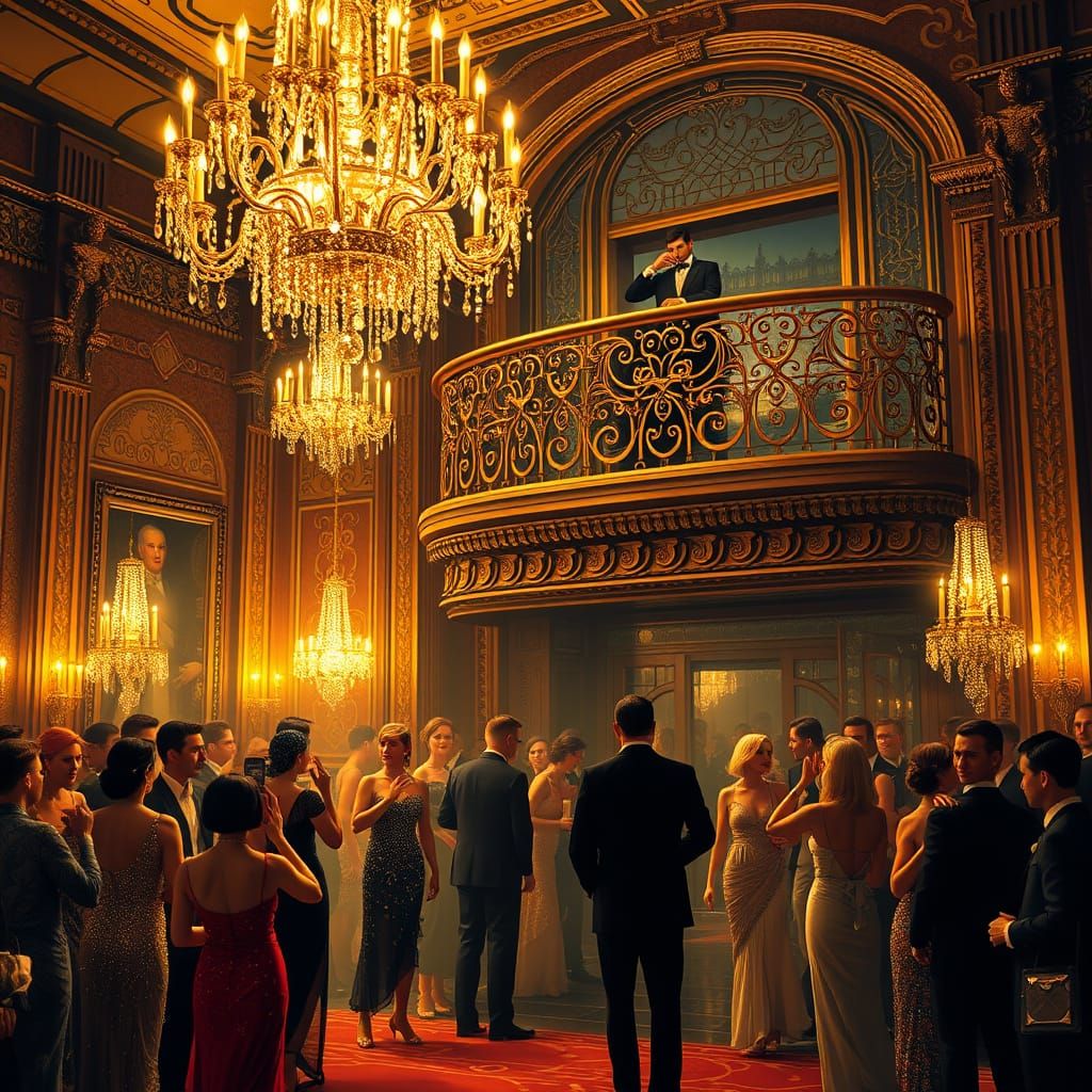 The Great Gatsby - The Roaring 1920s: Gatsby's Grand Estate ...