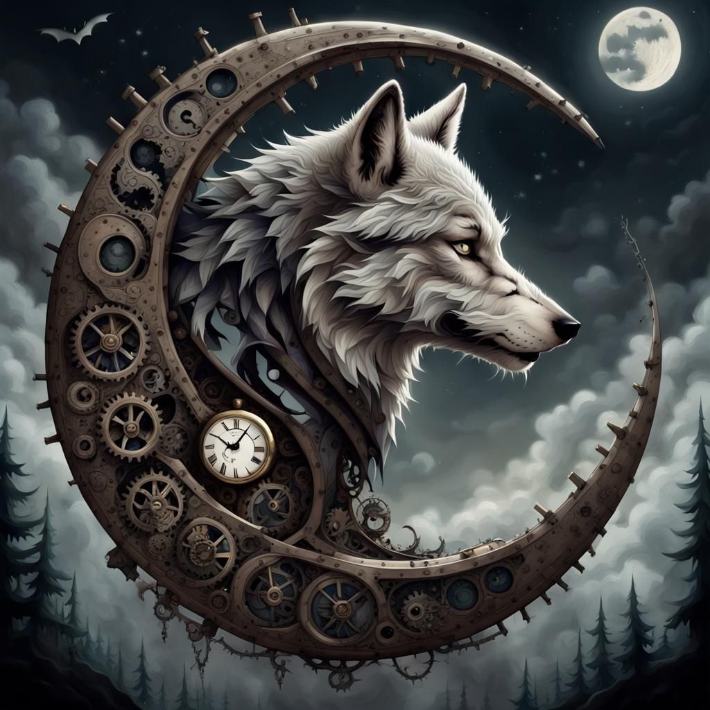 Cyberwolf - AI Generated Artwork - NightCafe Creator