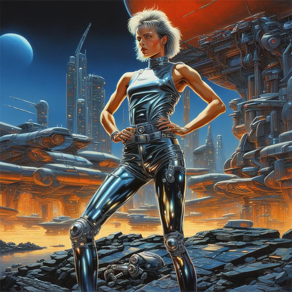 Sarah Connor - AI Generated Artwork - NightCafe Creator